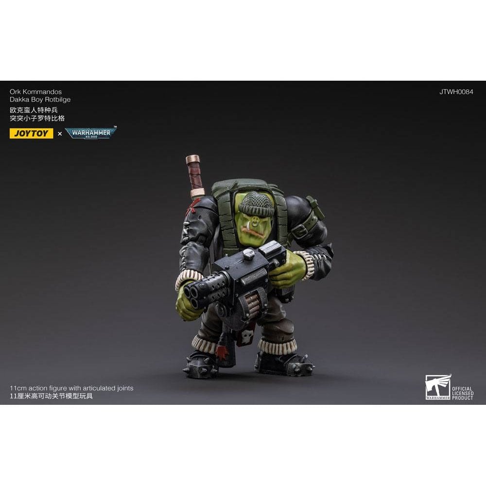 JoyToy Warhammer 40k 1/18 Scale Action Figure Ork Kommandos Dakka Boy ...