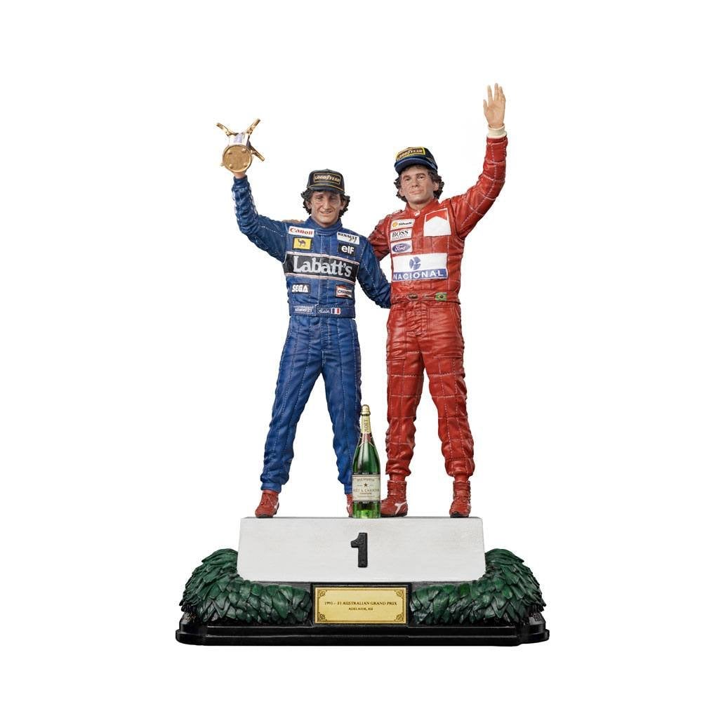Iron Studios Ayrton Senna 1/10 Deluxe Art Scale Alain Prost & Ayrton ...